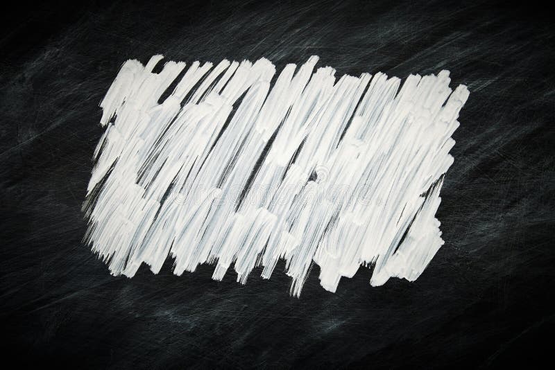 Chalk Scribble on a Blackboard Stock Image - Image of empty, space ...