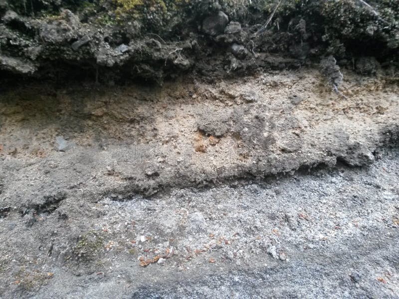 Chalk Sediment Soil White and Grey Ashes Stock Photo - Image of ...