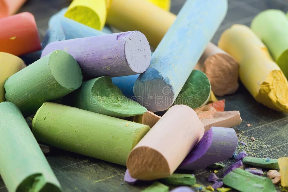 Chalk Sticks stock image. Image of mauve, macro, chalk - 8101289