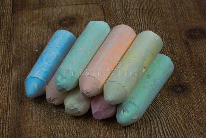 Chalk Sticks stock photo. Image of drawing, isolation - 49603164