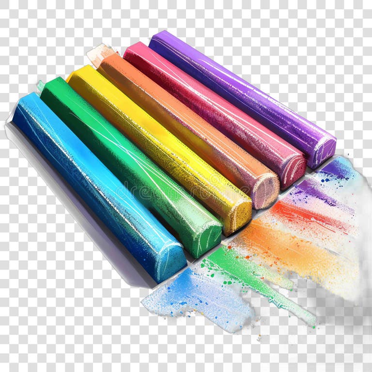 Chalk Transparent Background Realistic Element Stock Illustrations – 51 ...