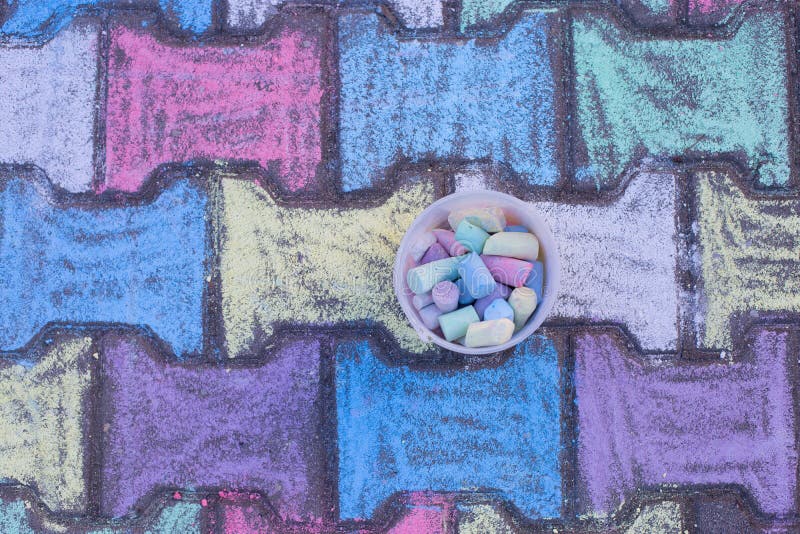 Chalk, wall, texture, stock image. Image of children - 90529631