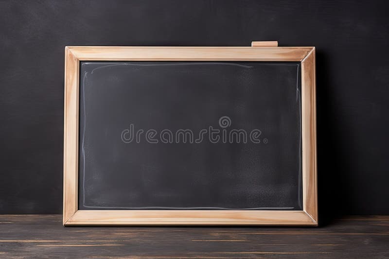 Chalk White Message Background Empty Class School Concept Education ...