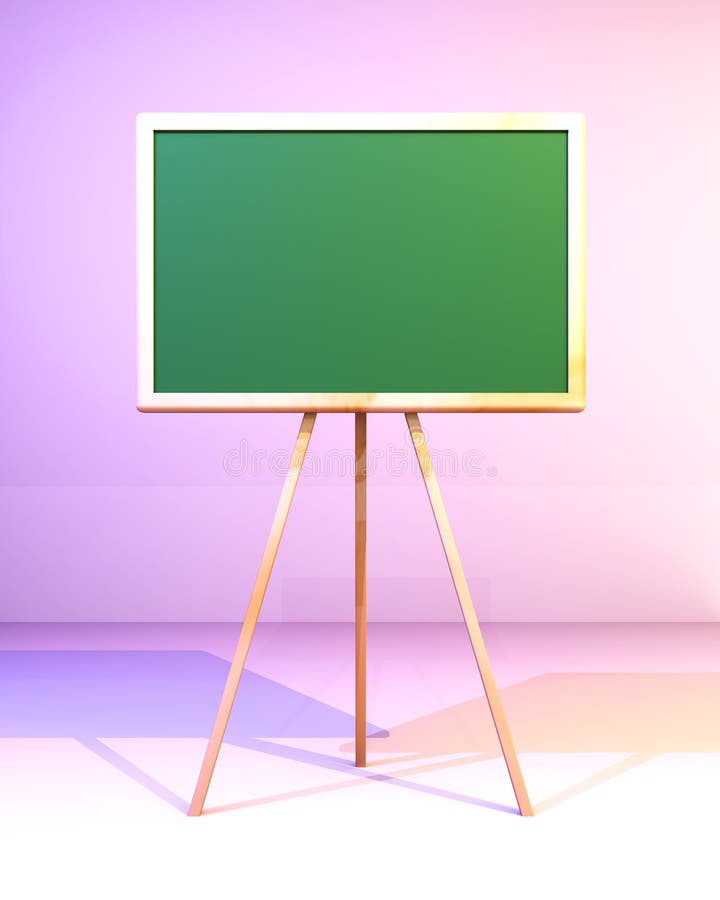 Chalkboard 3 stock illustration. Illustration of render - 1109199