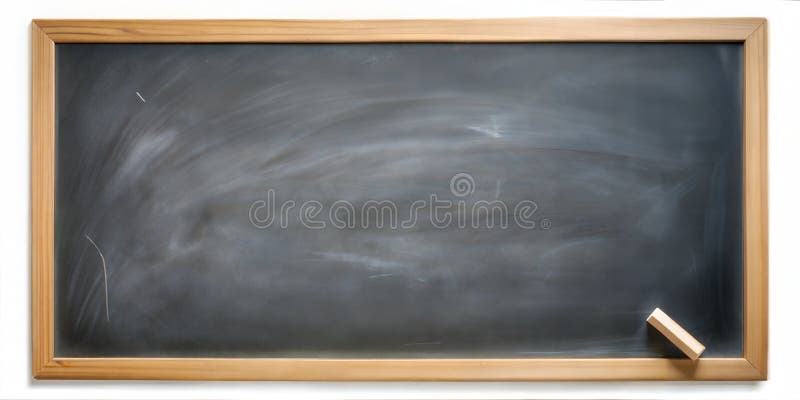 Chalkboard Background with Eraser Marks, Copy Space Stock Image - Image ...