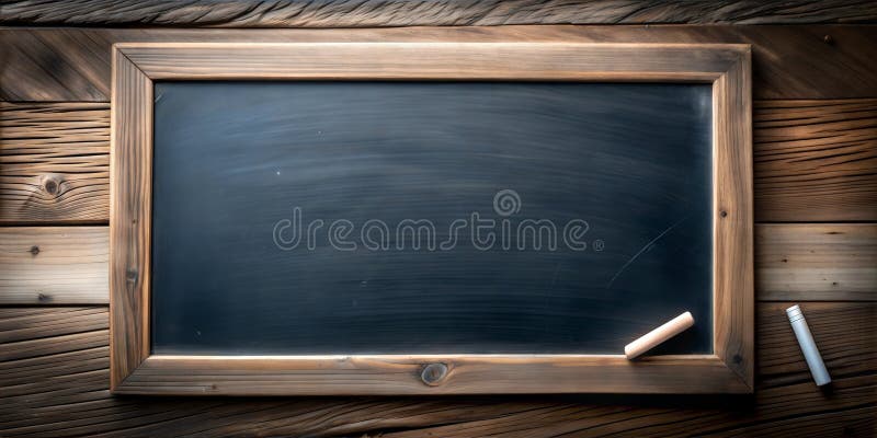 Chalkboard Background with Eraser Marks, Copy Space Stock Image - Image ...