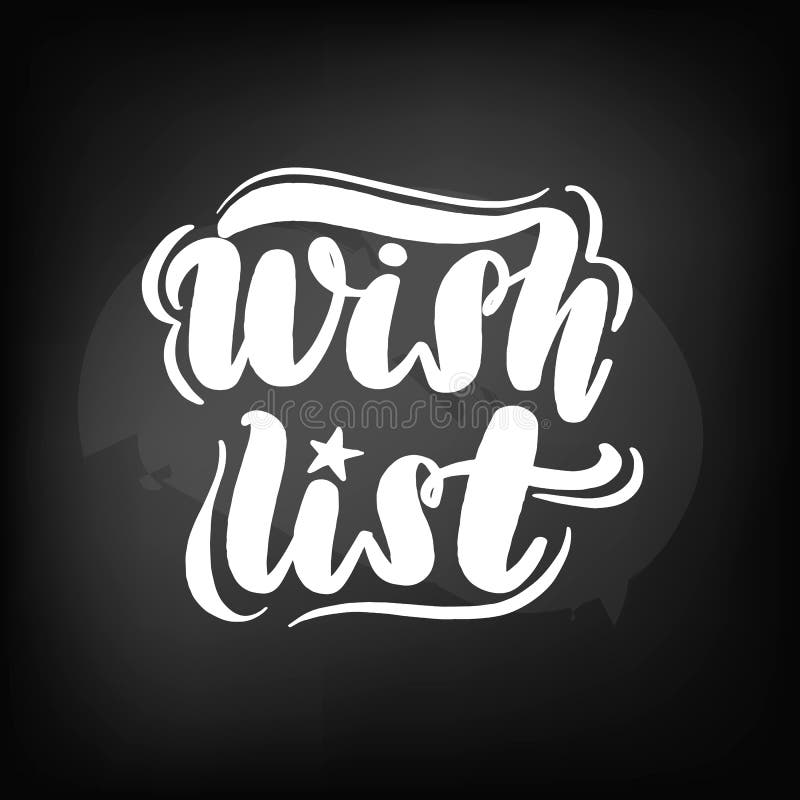 Handwritten Wishlist Stock Illustrations – 49 Handwritten Wishlist ...