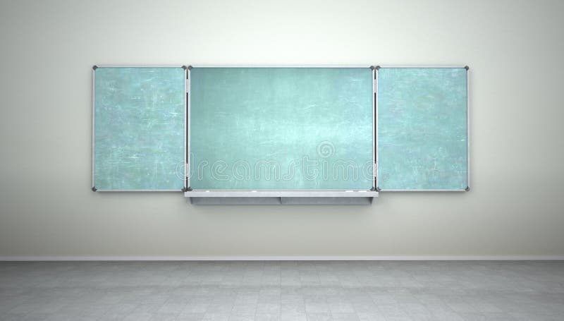 Chalkboard Classroom stock illustration. Illustration of writing ...