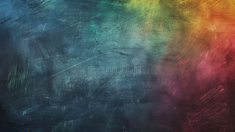 A Chalkboard Displays Vibrant Spirals and Abstract Shapes, Showing ...
