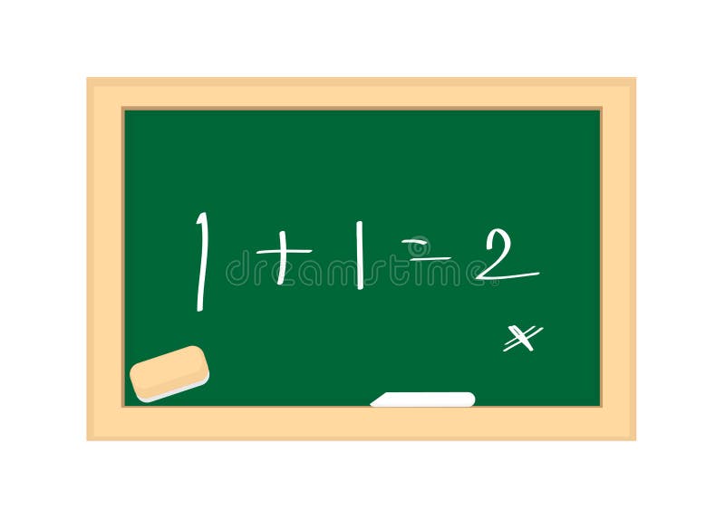 Chalkboard stock vector. Illustration of single, school - 48897778