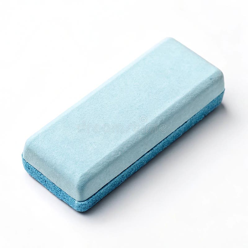 Chalkboard Eraser on White Background Stock Illustration - Illustration ...