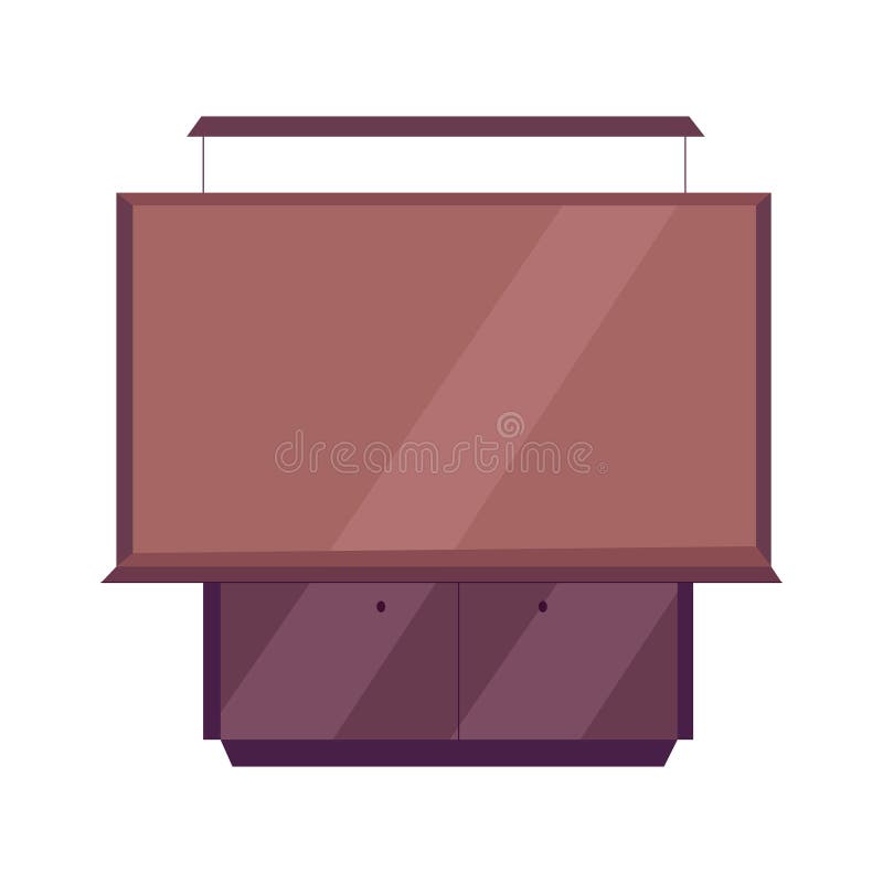 Chalkboard Flat Illustration Stock Vector - Illustration of chalkboard ...