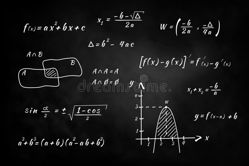 Chalkboard, Hand Writing and Solving Math Problems Stock Photo - Image ... Chalkboard, Hand Writing and Solving Math Problems Stock Photo - Image ...