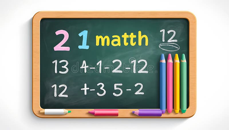 Chalkboard Math Equations stock photo. Image of basic - 375265874