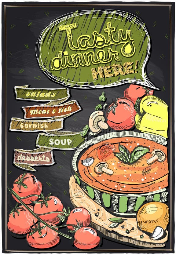 Soup Menu Stock Illustrations – 47,652 Soup Menu Stock Illustrations ...
