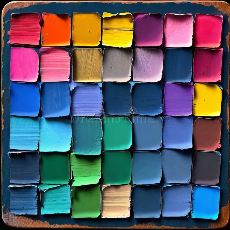 12-56-chalkboard-paint-chips---paint-ch Stock Photo - Image of item ...