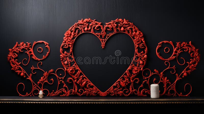 Chalkboard Red Cursive Letters Stock Illustration - Illustration of ...
