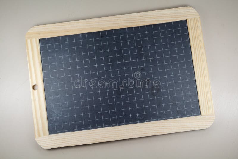 Chalkboard Slate with Grid Pattern Stock Image - Image of slate, black ...