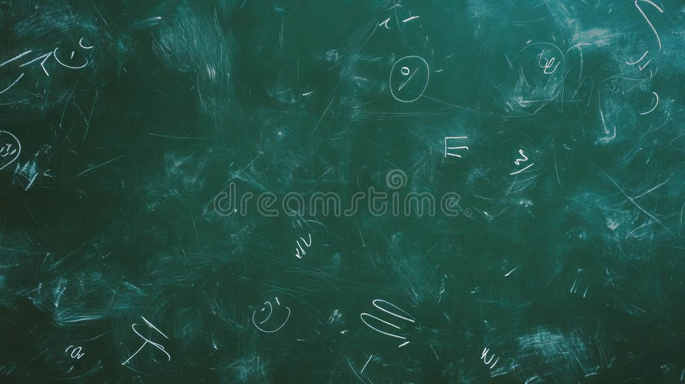 Chalkboard Texture with White Chalk Scribbles for Creative Background ...