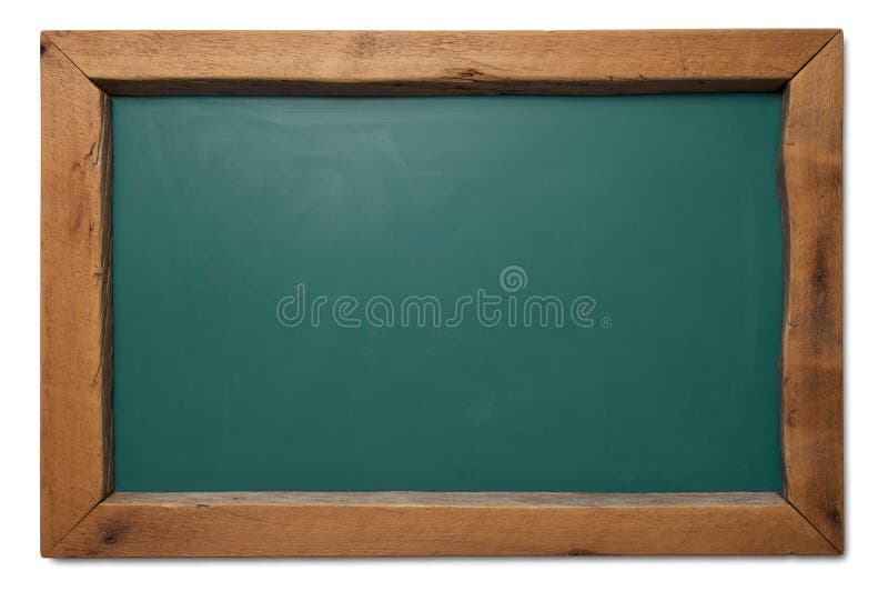 Chalkboard with wood frame stock photo. Image of blank - 14479922