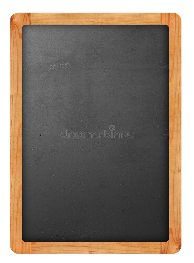 Chalkboard with Wooden Frame Stock Image - Image of classroom, grunge ...