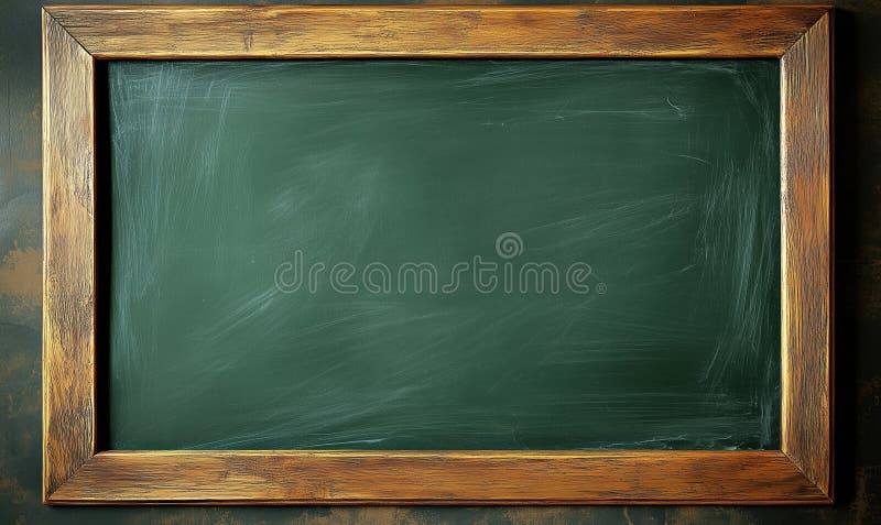 Chalkboard with Wooden Frame, Blank Surface for Writing or Drawing ...