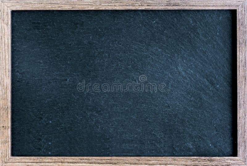 Chalkboard in a Wooden Frame. Graphite Board Stock Image - Image of ...