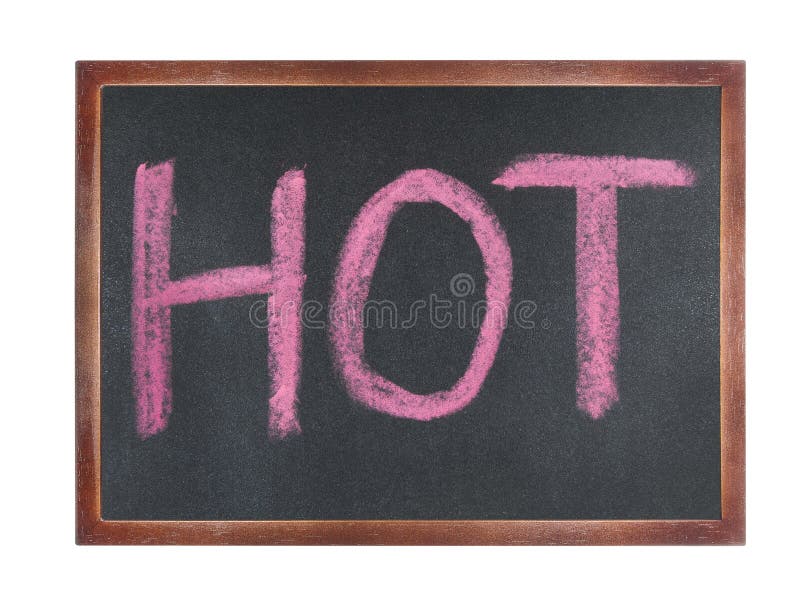 Chalkboard with Wording : HOT Stock Photo - Image of copy, lesson: 62623242