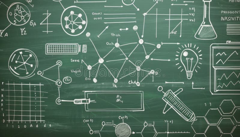 On the Chalkboard, Youll Find Drawings Related To Circuits, Engineering ...