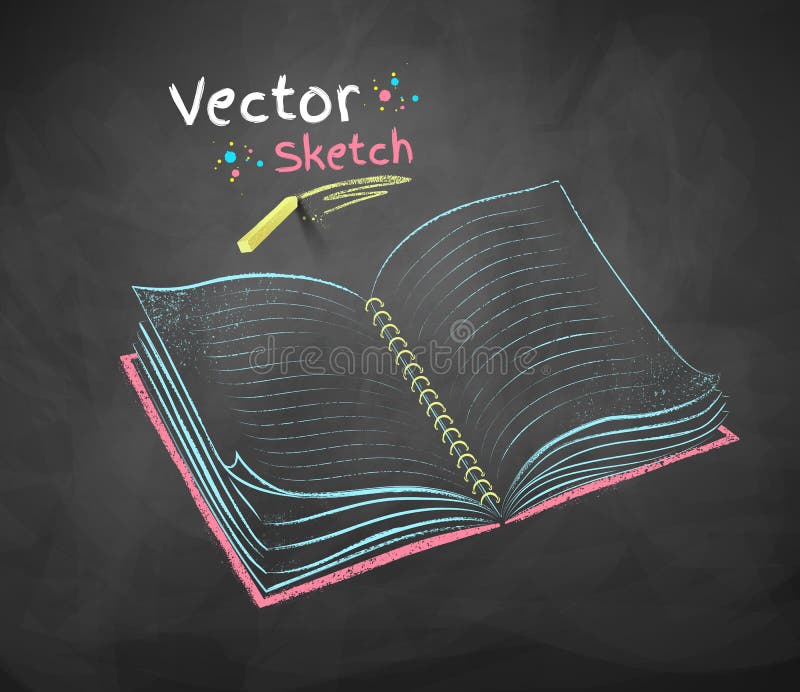 School notebook stock vector. Illustration of school - 53263410