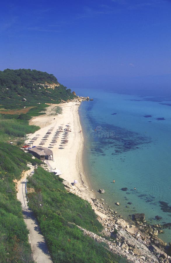 Chalkidiki, Greece stock photo. Image of beach, greece - 12800082
