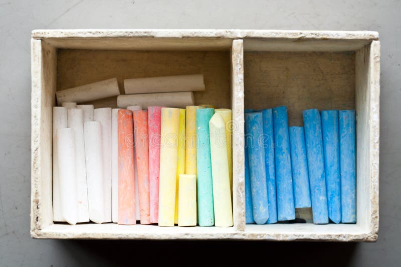 Chalks stock photo. Image of shadow, wooden, retro, white - 22869826