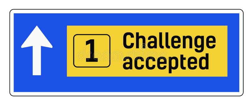 Challenge Accepted Stock Illustrations – 187 Challenge Accepted Stock ...
