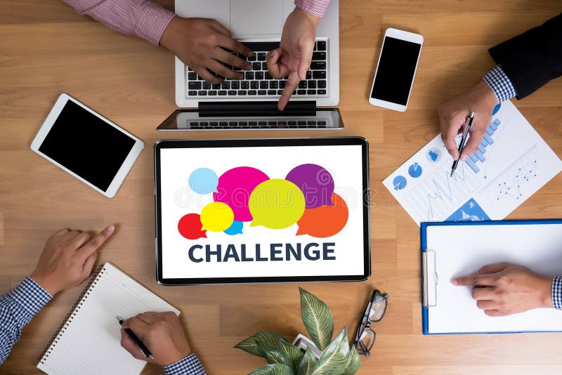 CHALLENGE stock image. Image of innovation, determination - 76651739