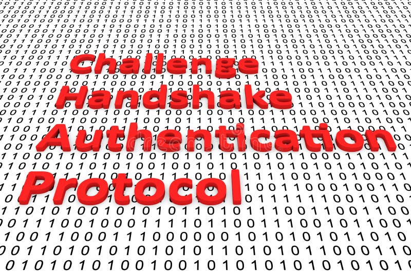 Challenge Handshake Authentication Protocol Stock Illustration ...