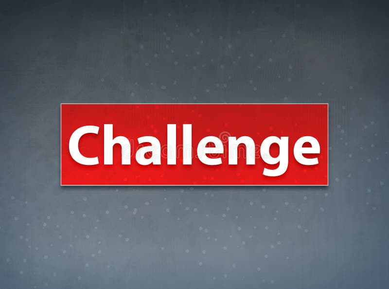 Challenge Red Banner Abstract Background Stock Illustration ...