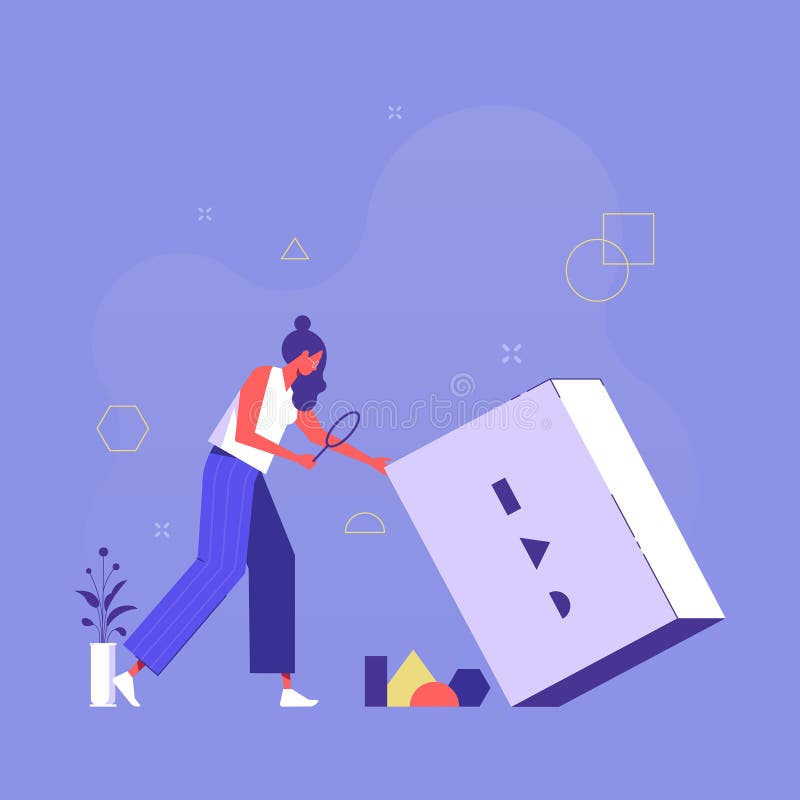 Challenge and Problem Solving Concept Stock Vector - Illustration of ...