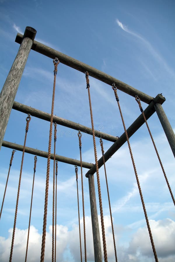 Challenge Ropes Vertical stock image. Image of army, military - 7132487