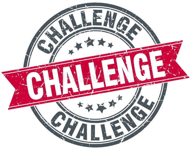 Challenge stamp stock vector. Illustration of sign, grungy - 120829657