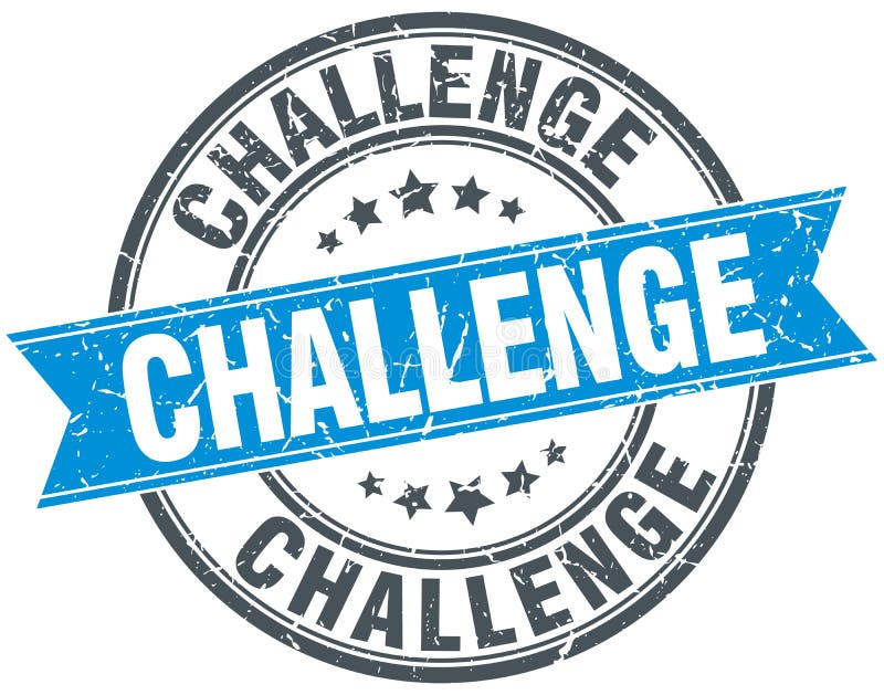 Challenge stamp stock vector. Illustration of sign, grungy - 120829657