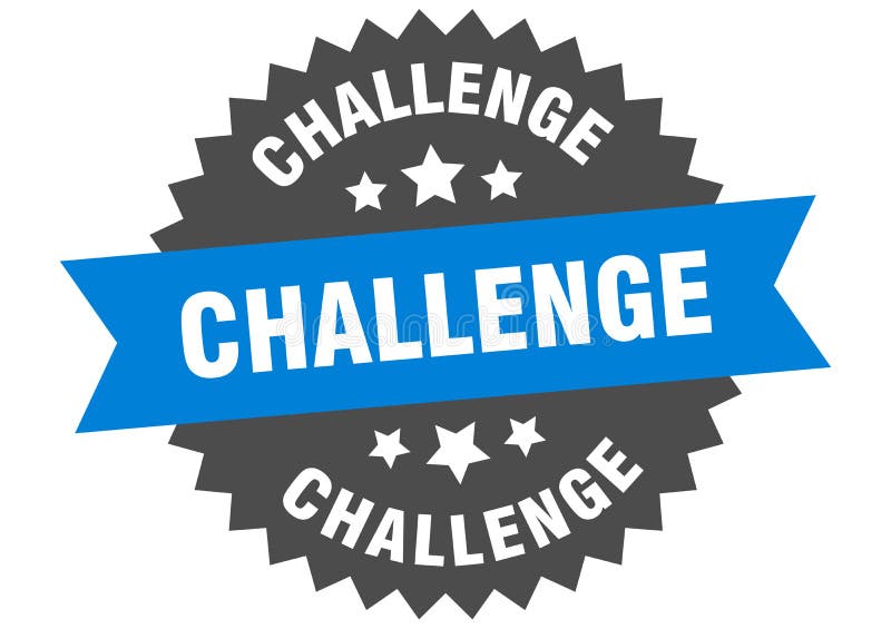 Challenge stock vector. Illustration of vector, vignette - 160546356