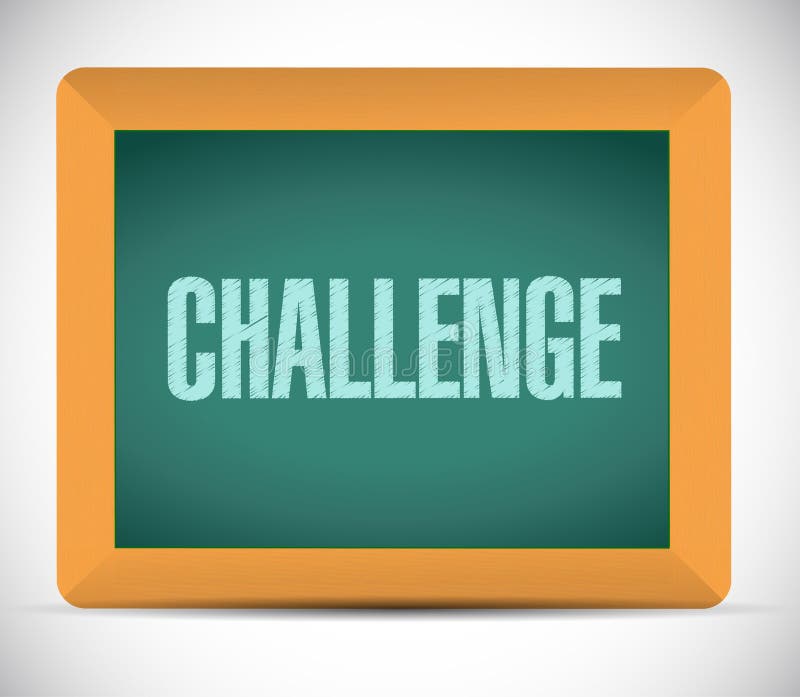 Challenge and Problem Puzzle Pieces Sign Stock Illustration ...
