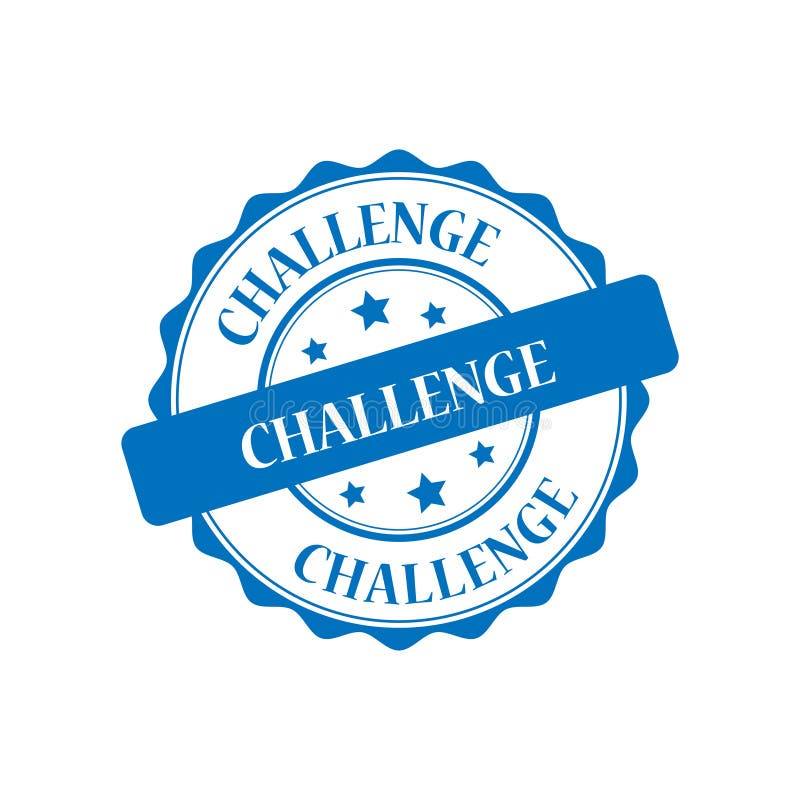 Challenge Stamp Illustration Stock Vector - Illustration of icon ...