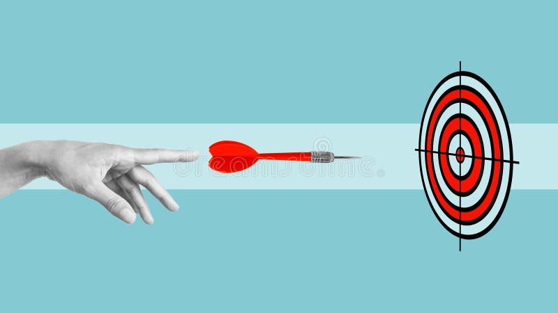 Challenge, Strategy, Target and Objective Business Targeting Concept ...