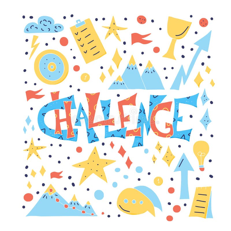 Challenge Clip Art Words