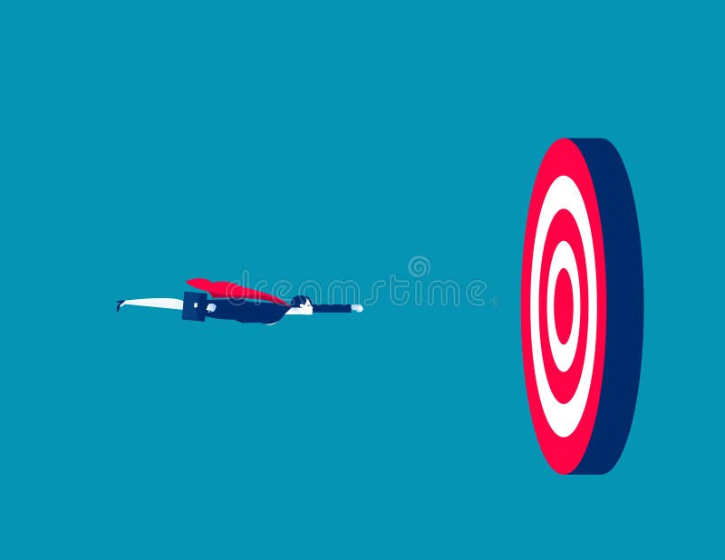 Challenge To Win and Achieve Success Target. Business Vector ...