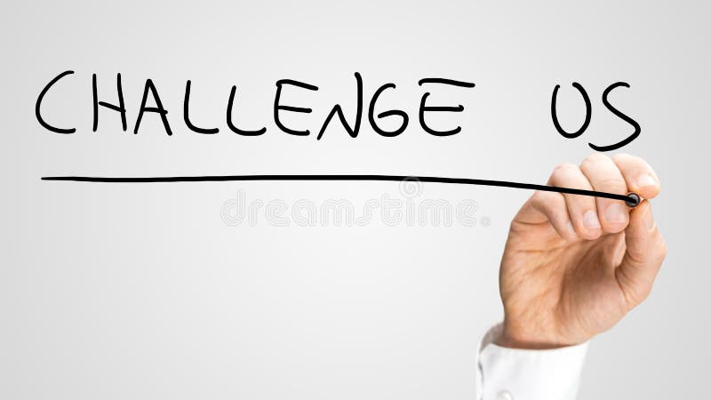 Challenge us stock image. Image of level, professional - 43773471