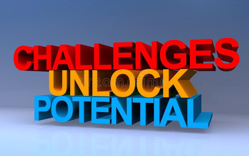 Challenges Unlock Potential Blue Stock Photos - Free & Royalty-Free ...