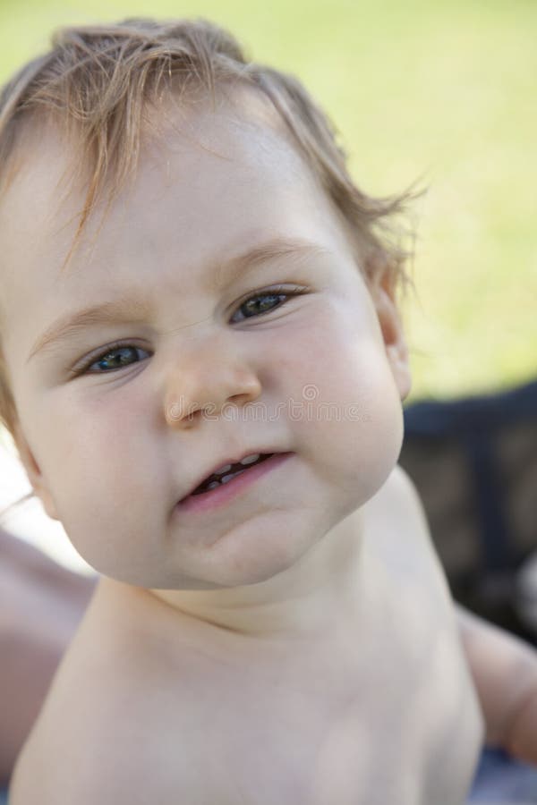 Challenging baby face stock photo. Image of child, lifestyle - 46242432