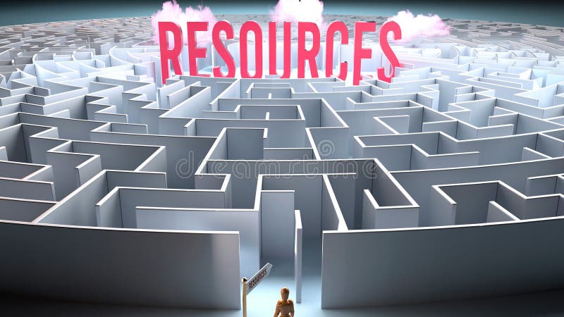 A Challenging and Complicated Path To Find and Obtain Resources Stock ...